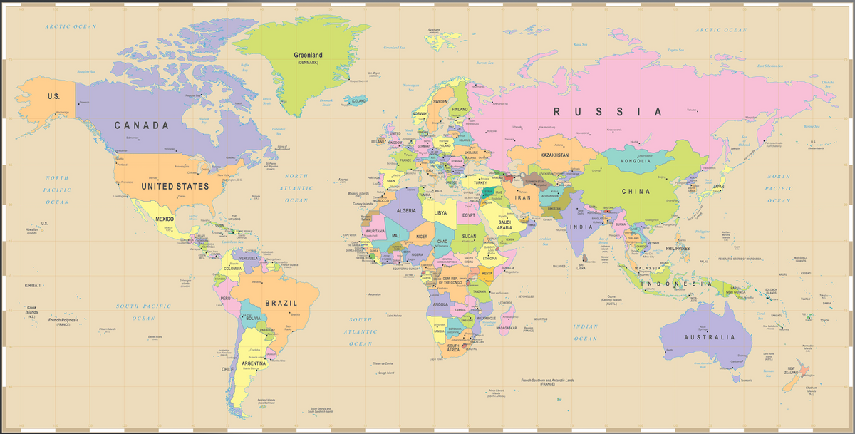 World Map JKM – mapforquest